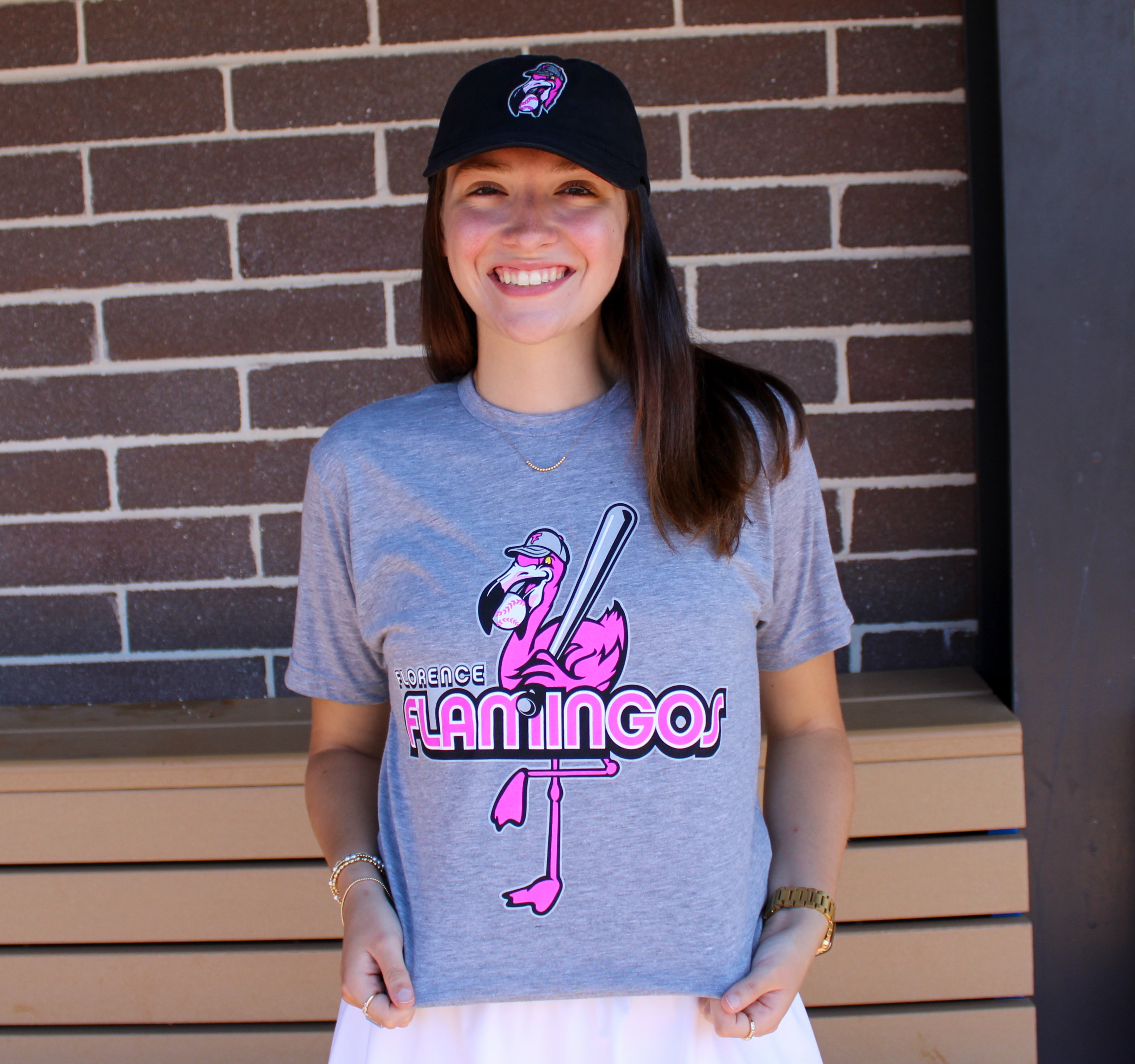 Primary Logo Light Grey | Florence Flamingos